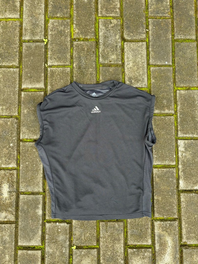 Adidas Heatrdy crop sando, Women's Fashion, Tops, Shirts on Carousell