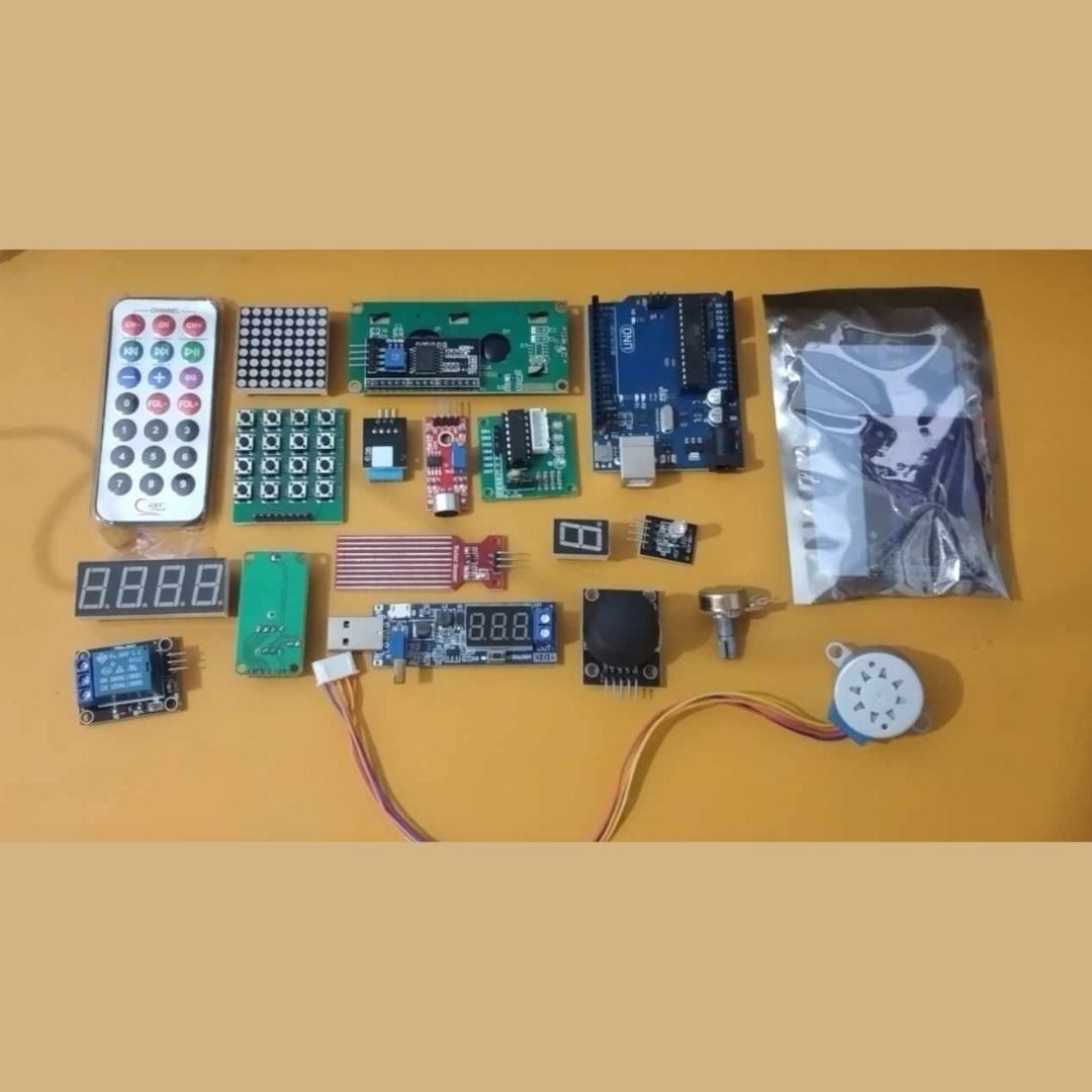 Arduino UNO Upgraded Learning Kit + e-Gizmo Physics Electrical Package ...