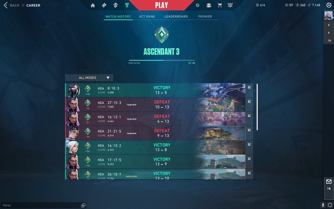 Ascendant Valo Account WTS!, Video Gaming, Video Games, Others on Carousell