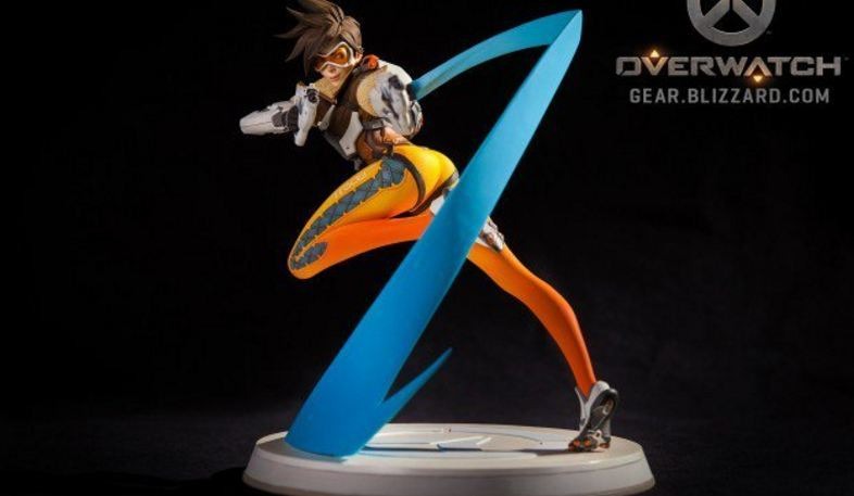 Authentic Blizzard Collectibles Overwatch Tracer Premium Statue ...