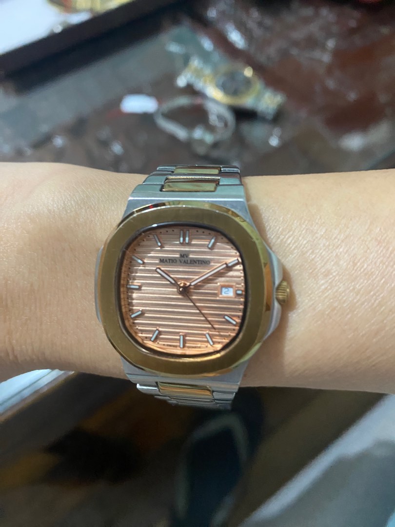 Authentic Matio Valentino Swiss Two Toned Ladies Watch, Women's Fashion ...