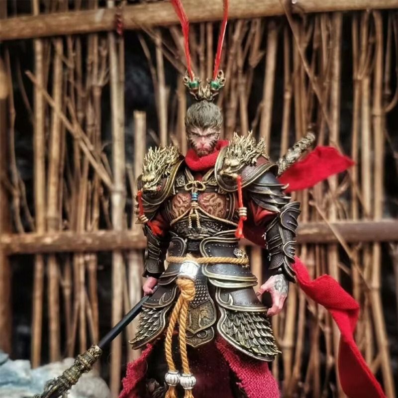 Black Myth Wukong game hand-made statue model ornaments toy gk movable ...