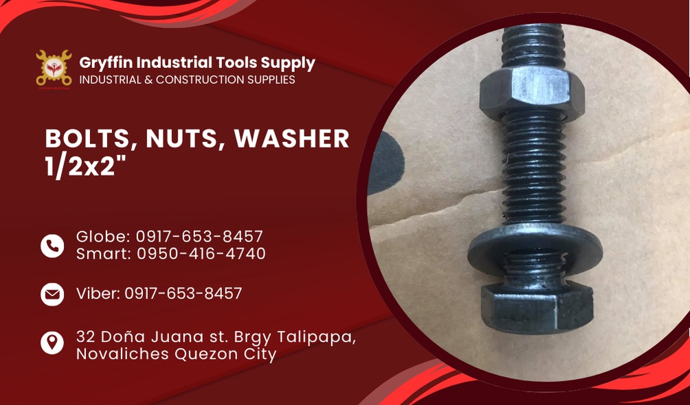 BOLTS, NUTS, WASHER 1/2x2", Commercial & Industrial, Industrial ...
