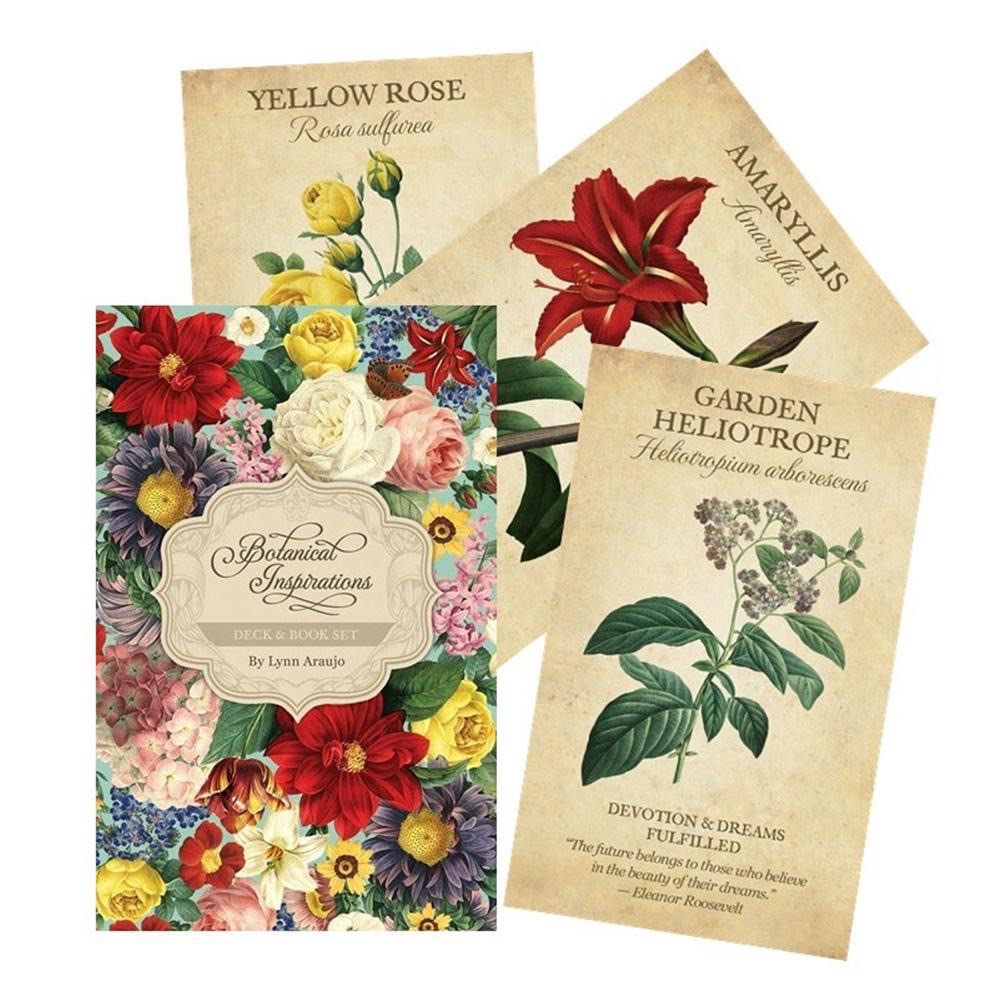 Botanical Inspiration Oracle Cards Family Holiday Party Playing Cards ...