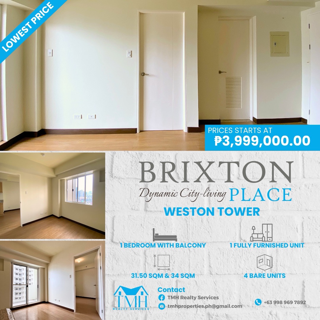 BRIXTON PLACE by DMCI Homes located at Kapitolyo Pasig City, Property ...