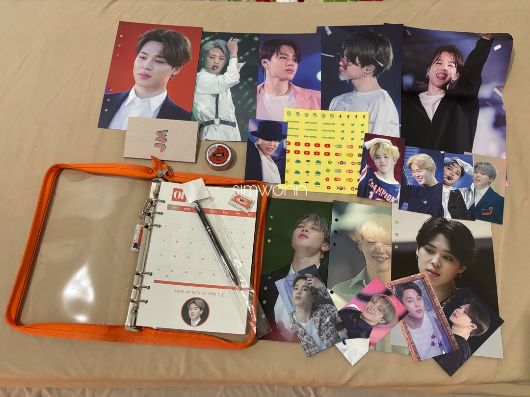 BTS Jimin Fansite Goods, Hobbies & Toys, Memorabilia & Collectibles, K ...