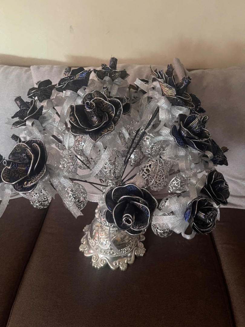 Bunga pahar songket ekslusif, Hobbies & Toys, Stationery & Craft ...