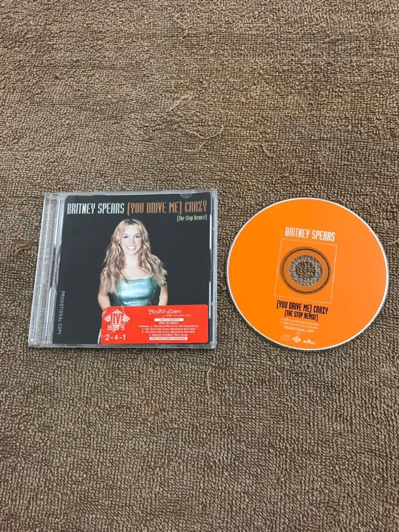 Cd Britney Spears - You Drive Me Crazy, Hobbies & Toys, Music & Media ...