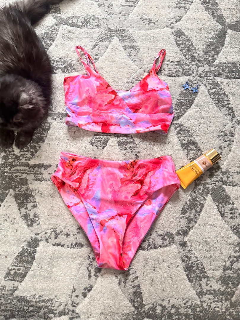 Coco Cabana - Marble Pink, Women's Fashion, Swimwear, Bikinis ...