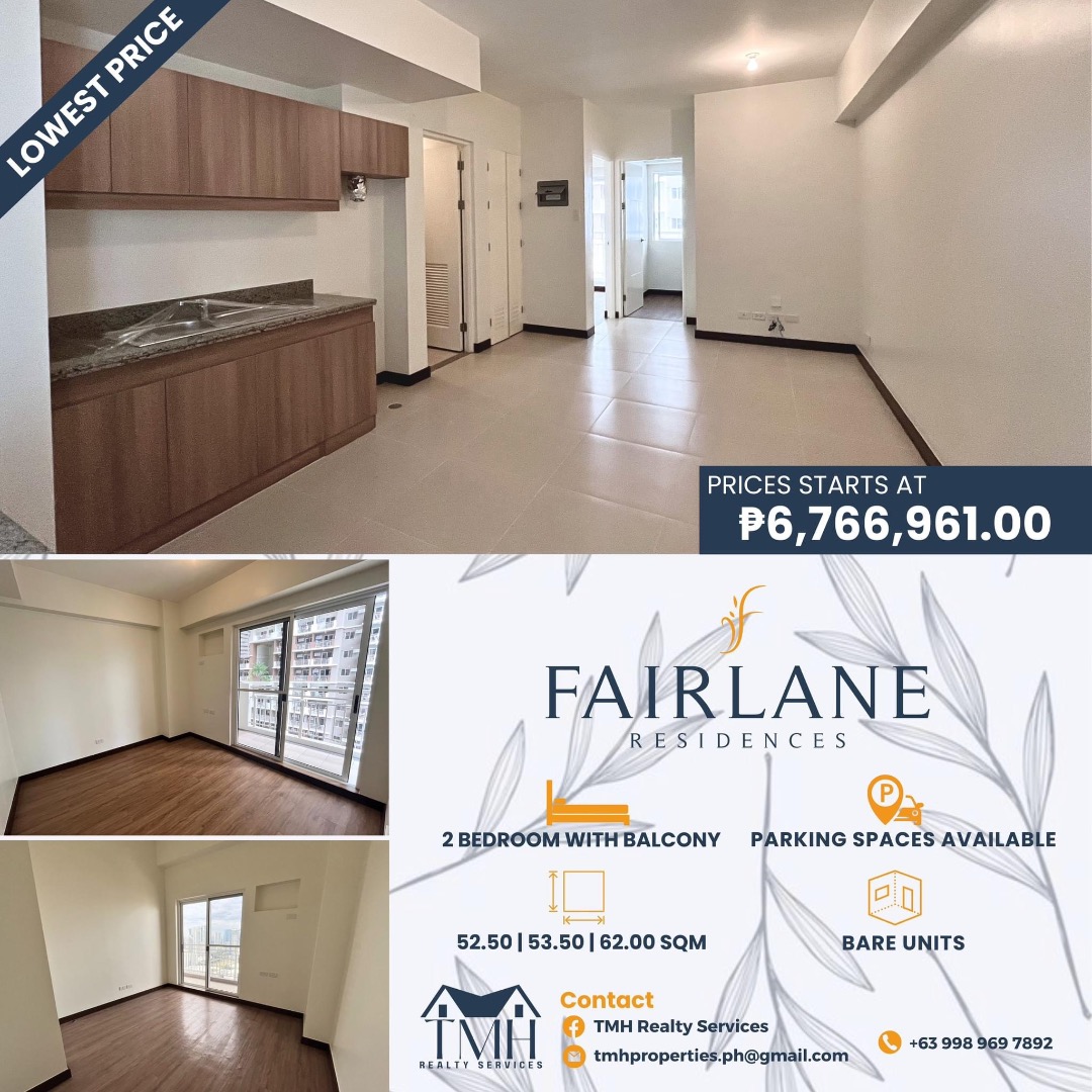 CONDO FOR SALE - FAIRLANE RESIDENCES by DMCI Homes located at Kapitolyo ...