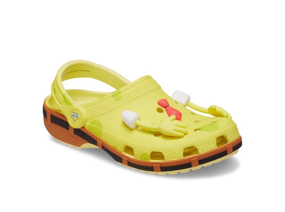 Crocs Spongebob, Women's Fashion, Footwear, Slippers and slides on ...