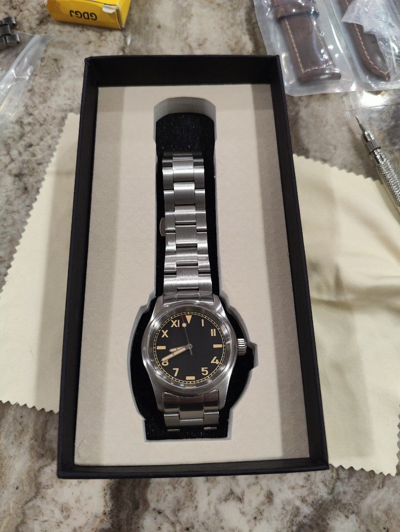 Custom California dial Panerai 36mm, Men's Fashion, Watches ...