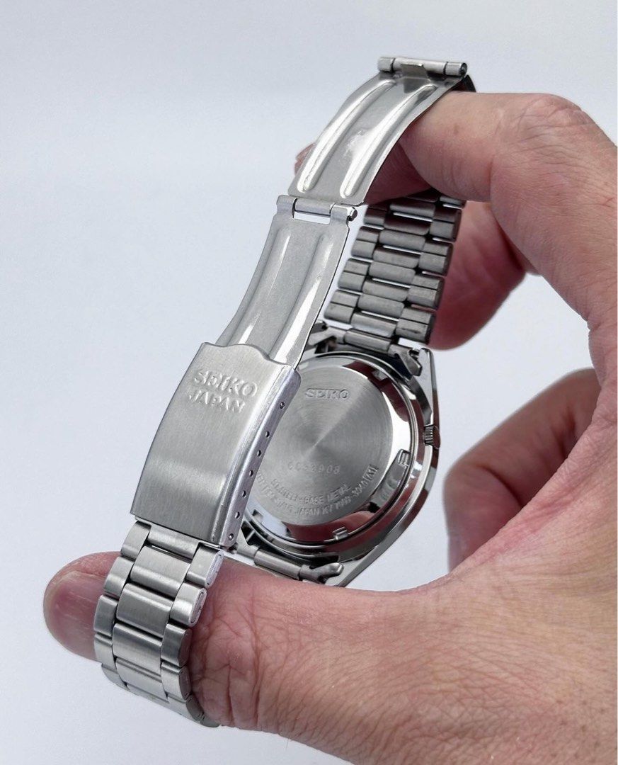 Custom Seiko Mod 37mm Ash Pink SNX Datejust Automatic Watch, Men's ...