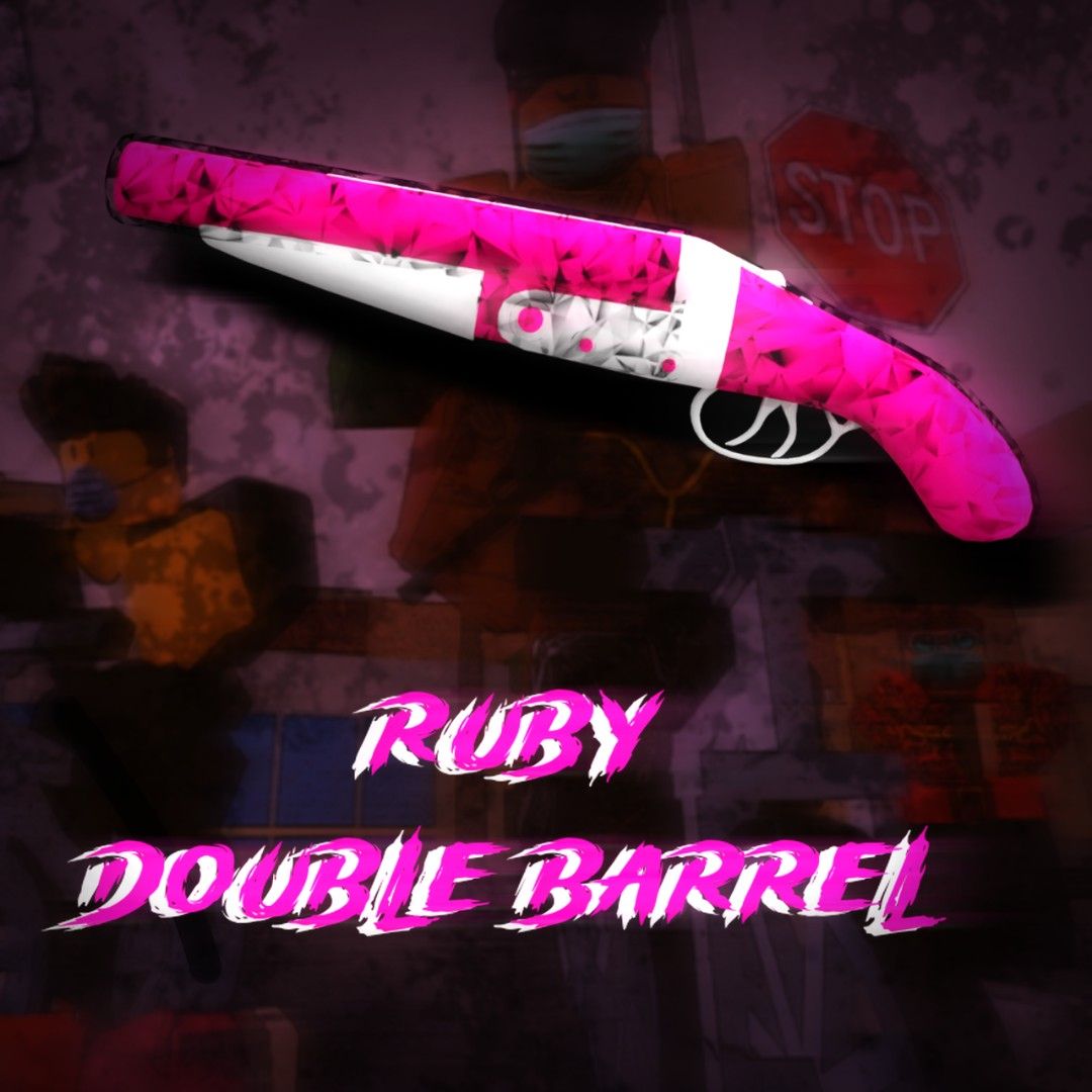 Da Hood Skin - Ruby Double Barrel, Video Gaming, Gaming Accessories, In ...