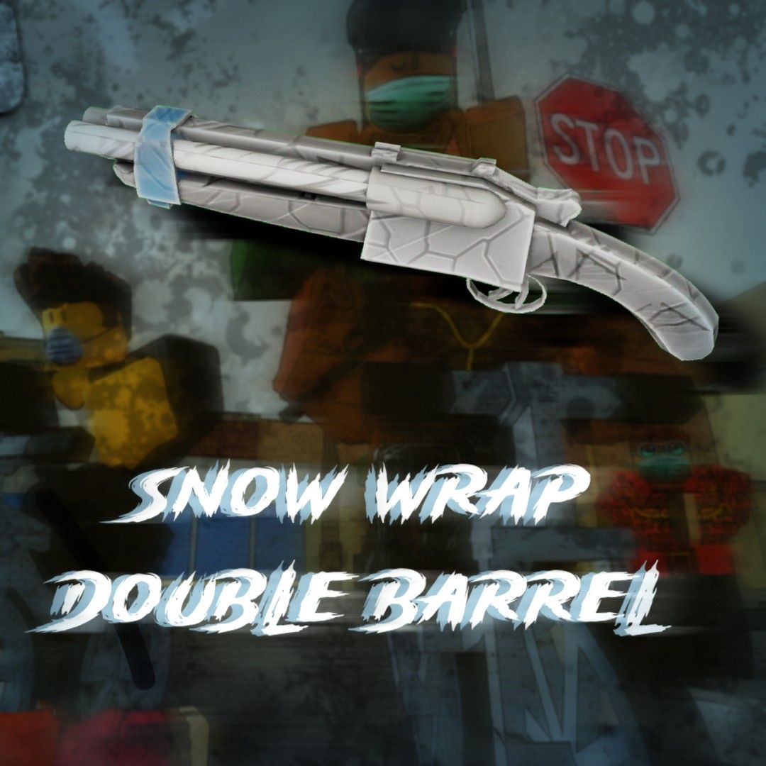 Da Hood Skin - Snow Wrap Double Barrel, Video Gaming, Gaming ...