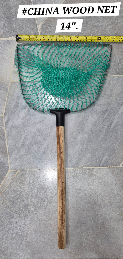 Fishing Net Jaring Ikan Fish for Aquarium China Wood 14inch, Sports ...