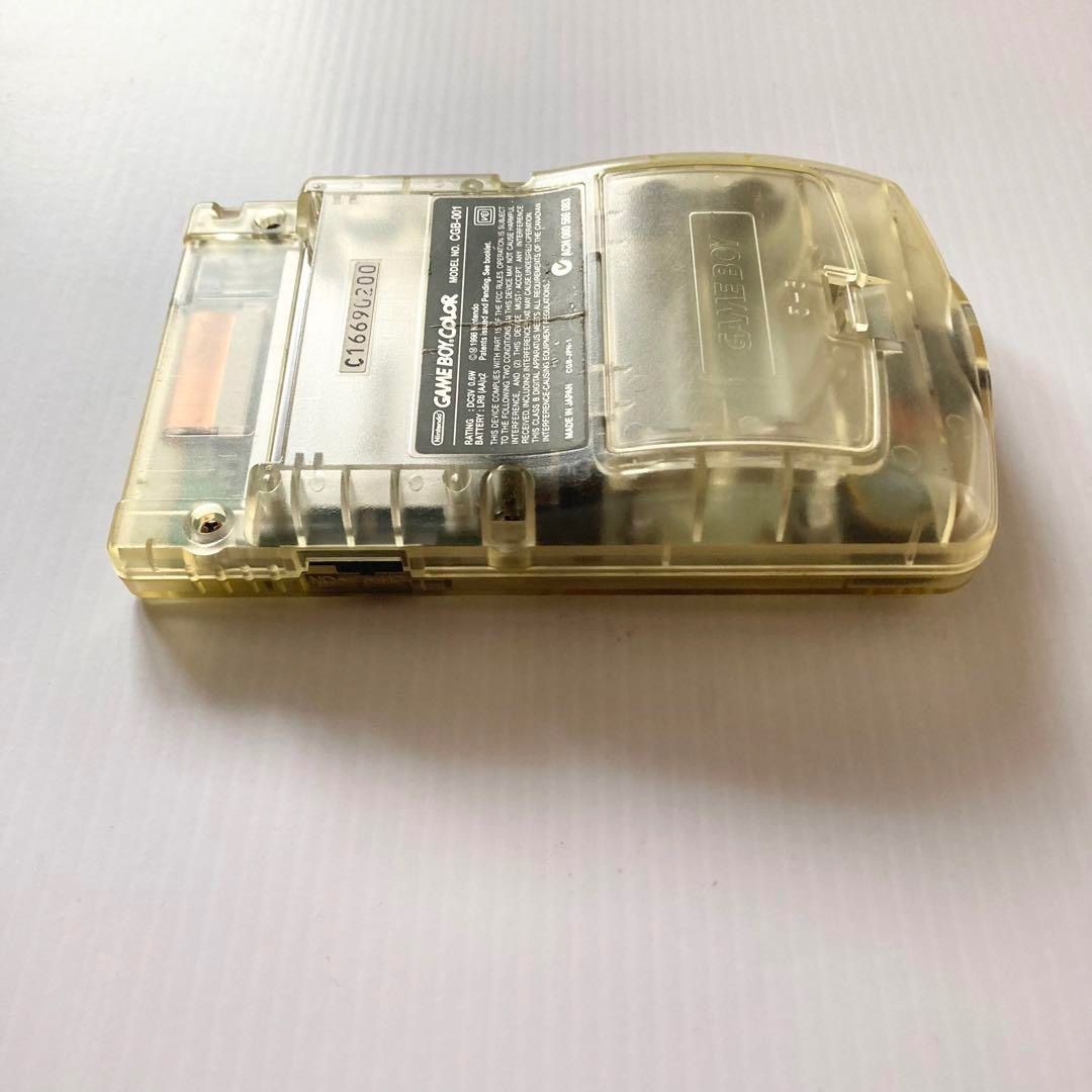 Game Boy Color GBC Clear Nintendo Box Included, Video Gaming, Video ...