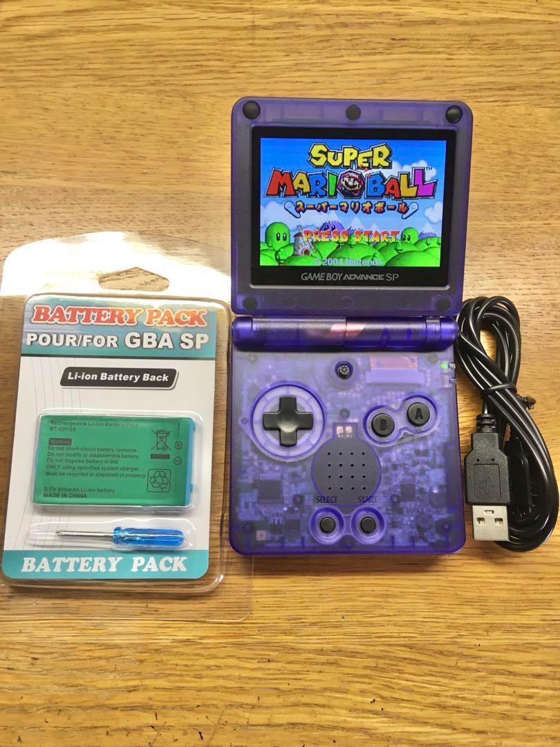 GBA SP Game Boy Advance SP Latest IPS LCD V5 Exterior Replacement ...