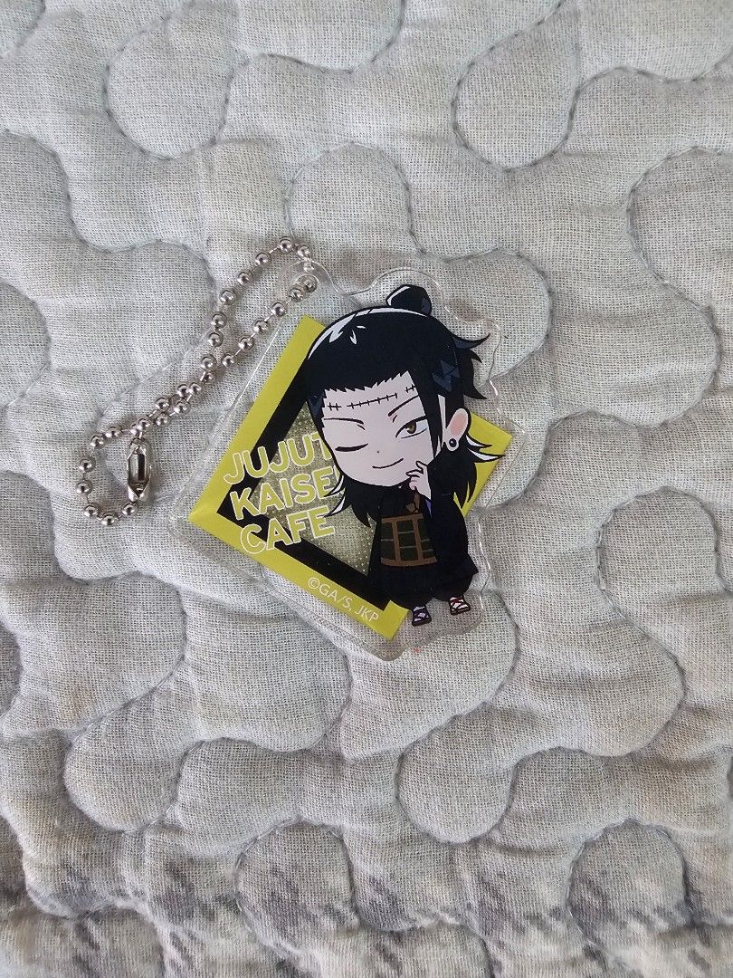 Geto suguru jujutsu kaisen cafe acrylic keychain, Hobbies & Toys ...