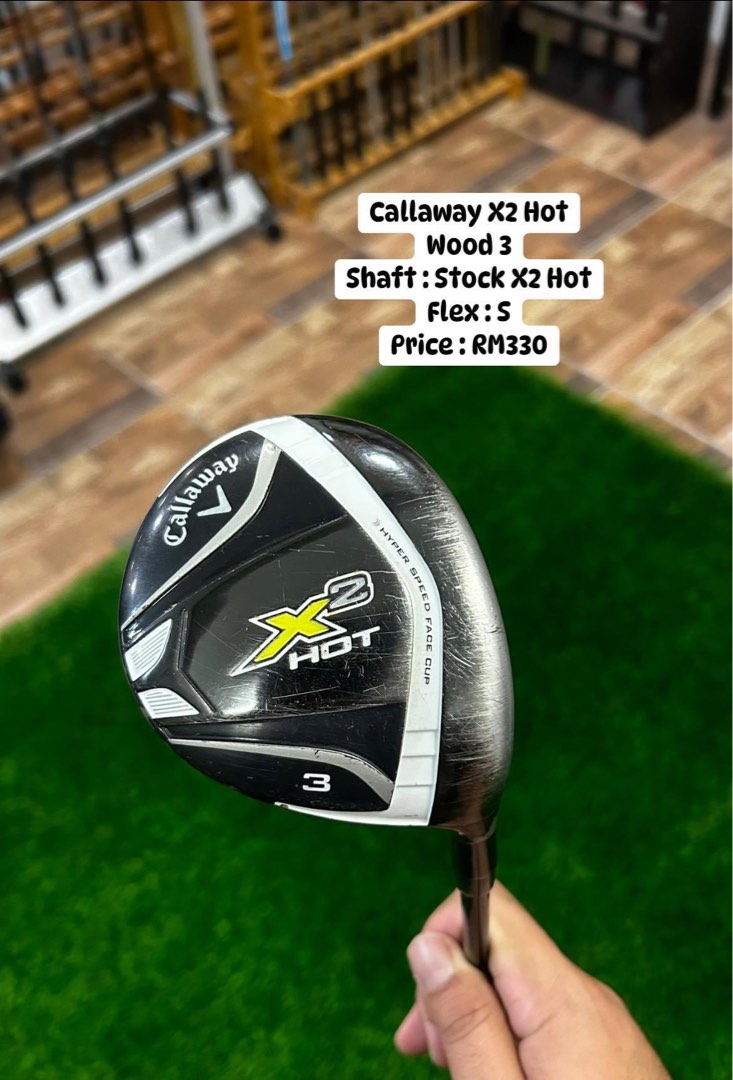 Golf Wood 3 Callaway X2 Hot, Sports Equipment, Sports & Games, Golf on Carousell
