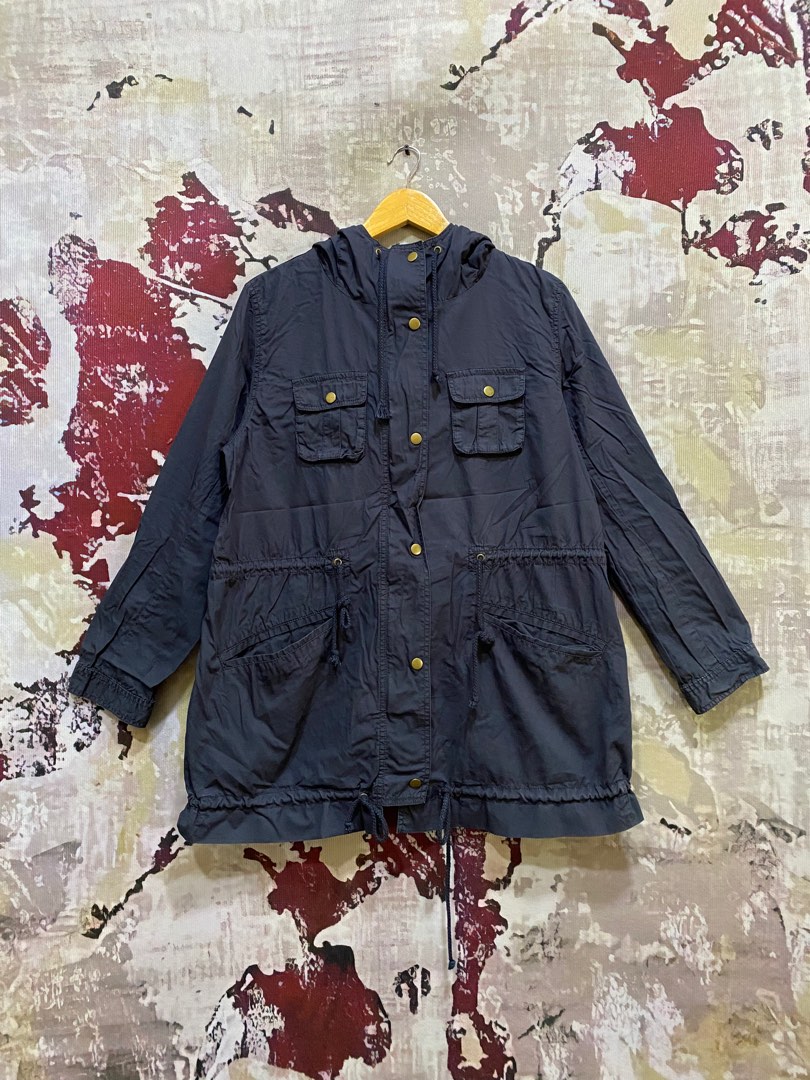 Gu Uniqlo Tactical Parka Jacket Hoodie Mens/Women, Women's Fashion ...