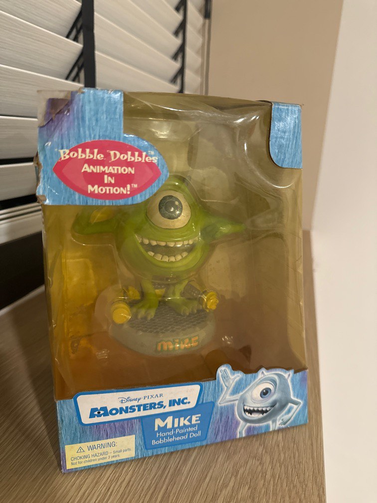 Vintage/Rare Hand painted bobble head 2001 Mike Monsters,Inc, Hobbies ...