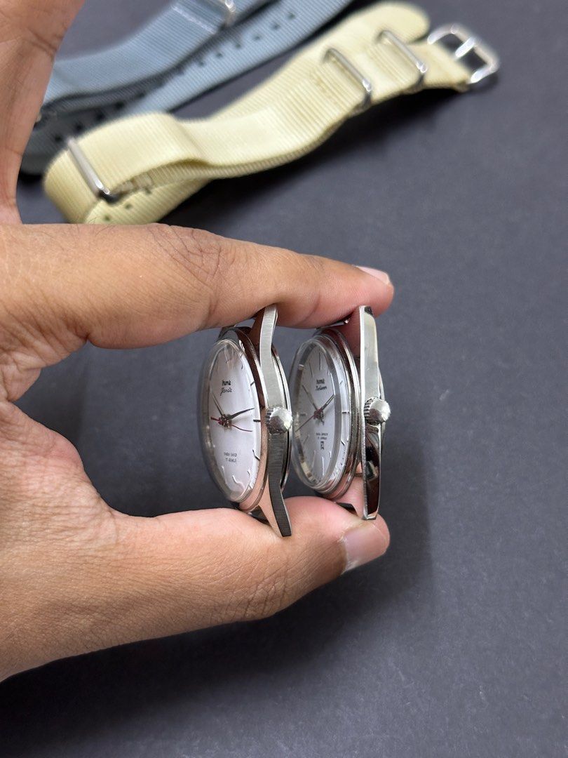 HMT Janata & HMT Kohinoor Manual Wind 17 Jewel Citizen Movement // Made in India, Men's Fashion ...