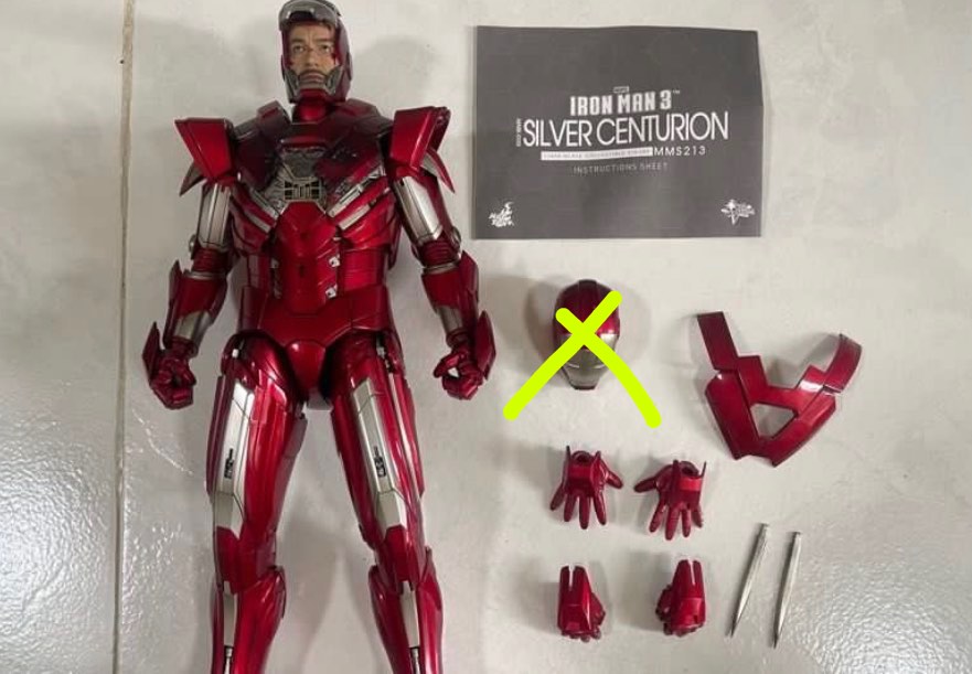 Hottoys Iron Man 3 Mark 33 Silver Centurion 1/6 figure 圖咁多, 興趣及遊戲, 玩具 ...