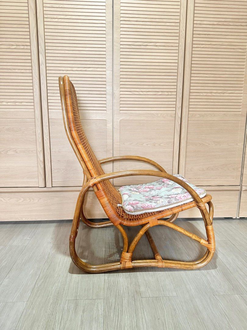 Japan Rattan Chair, Furniture & Home Living, Furniture, Chairs on Carousell