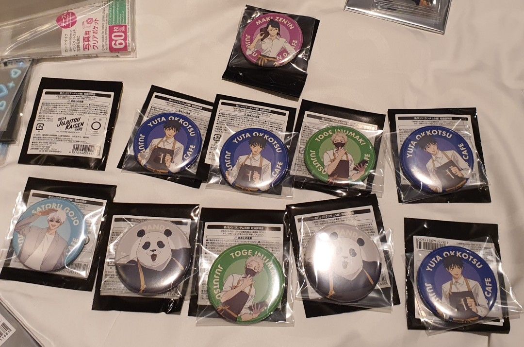 JJK Jujutsu Kaisen 0 Cafe Official Can Badge, Hobbies & Toys ...