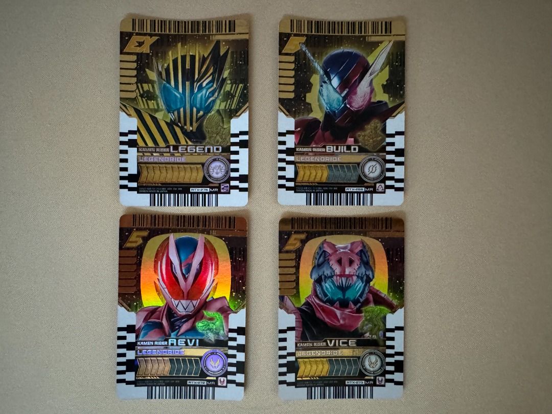 Kamen Rider Gotchard | DX Legendriver w/ 4 Marvelous Rares/MR Chemy ...