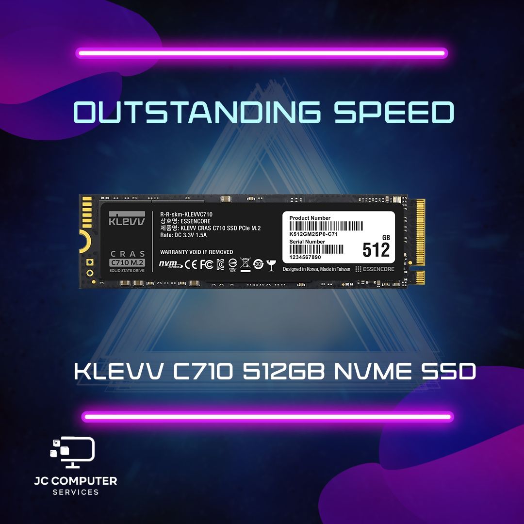 KLEVV C710 512GB M.2 NVME Desktop Laptop Computer PC SSD, Computers ...