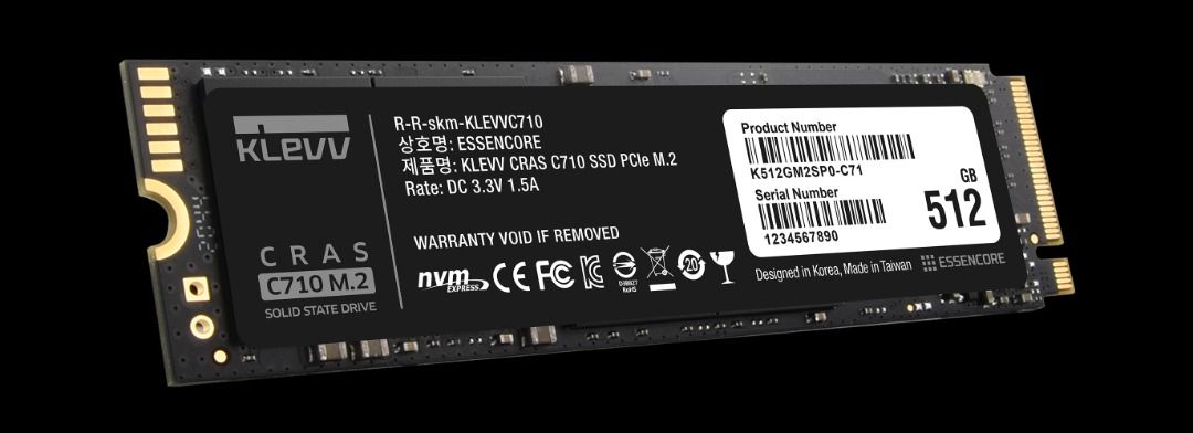 KLEVV C710 512GB M.2 NVME Desktop Laptop Computer PC SSD, Computers ...