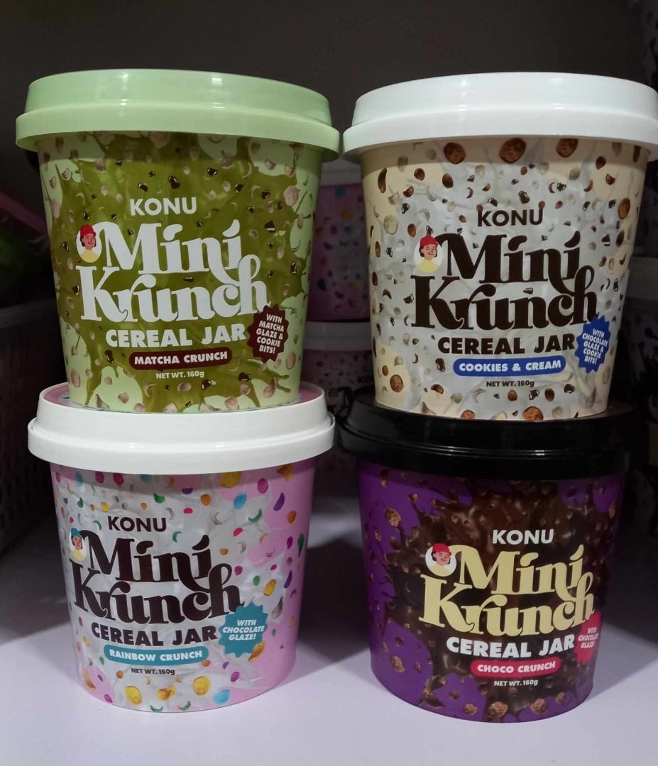 Konu Mini Krunch Cereal Jar, Food & Drinks, Packaged & Instant Food on ...