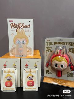 POP MART LABUBU V2 THE MONSTERS - Have a Seat Vinyl Plush Blind Box ...