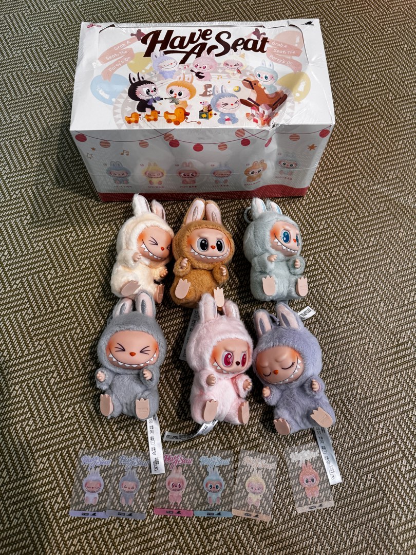 Labubu V2 Seat Baby, Hobbies & Toys, Toys & Games on Carousell