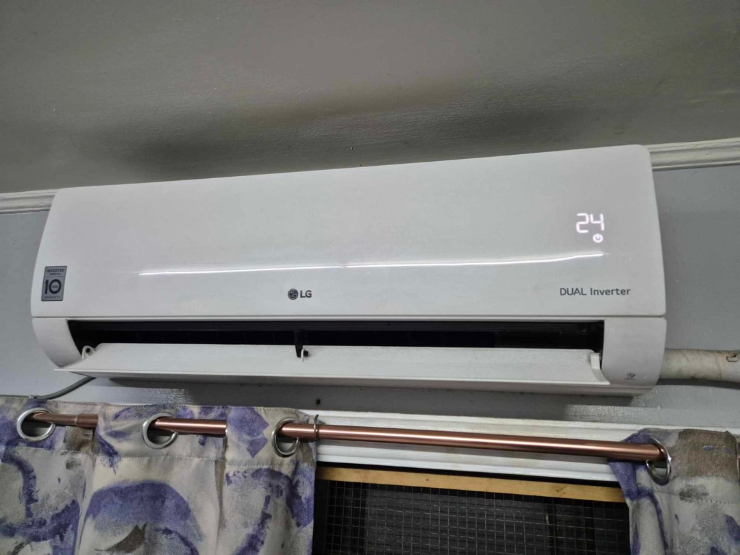 LG split type standard dual inverter 1HP, TV & Home Appliances, Air ...