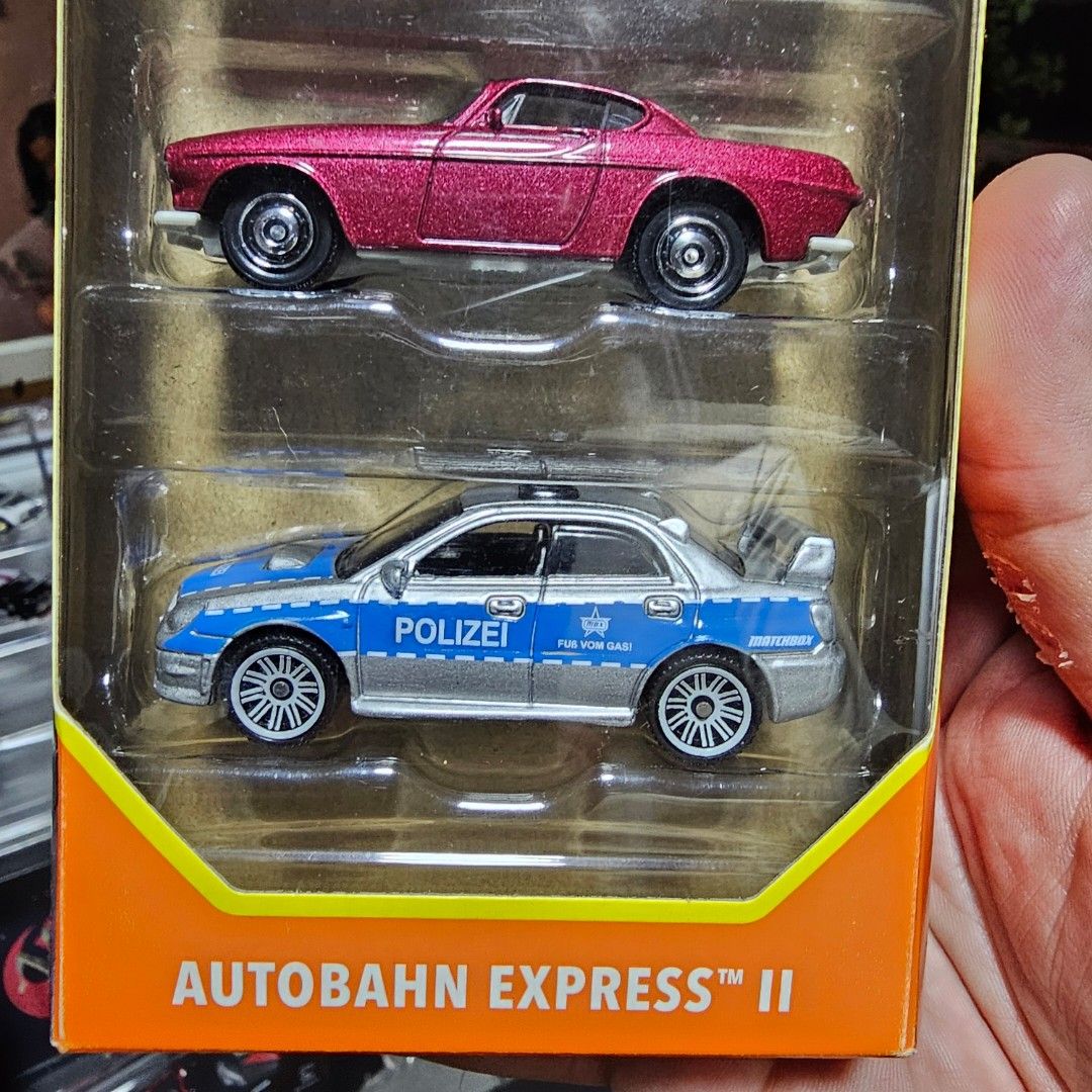 Matchbox Autobahn Express II 5-car boxset with Subaru WRX 2007 Police ...