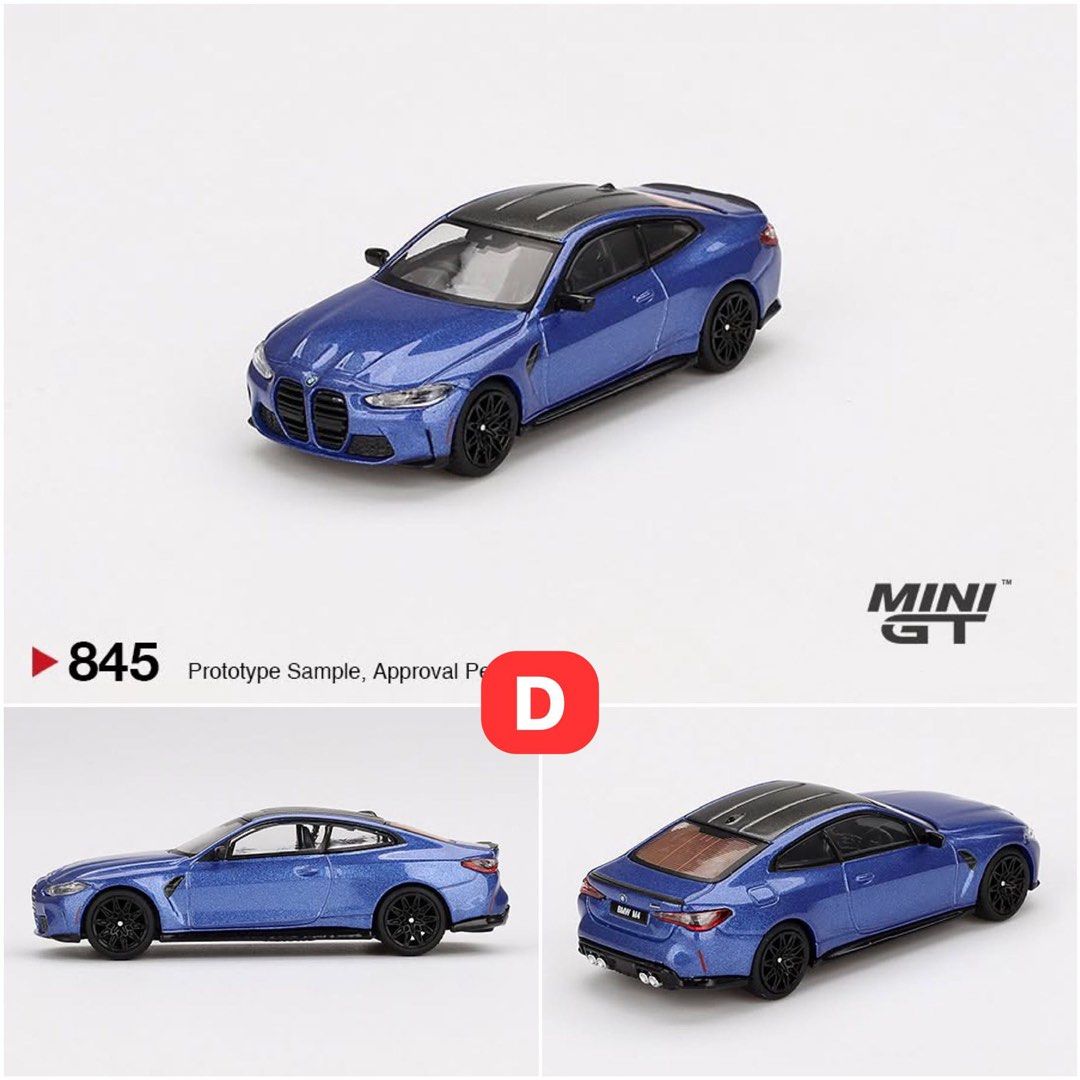 MINIGT MINI GT 814 Mclaren 750S 819 BMW i7 843 skyline ER34 845 M4 G82 ...