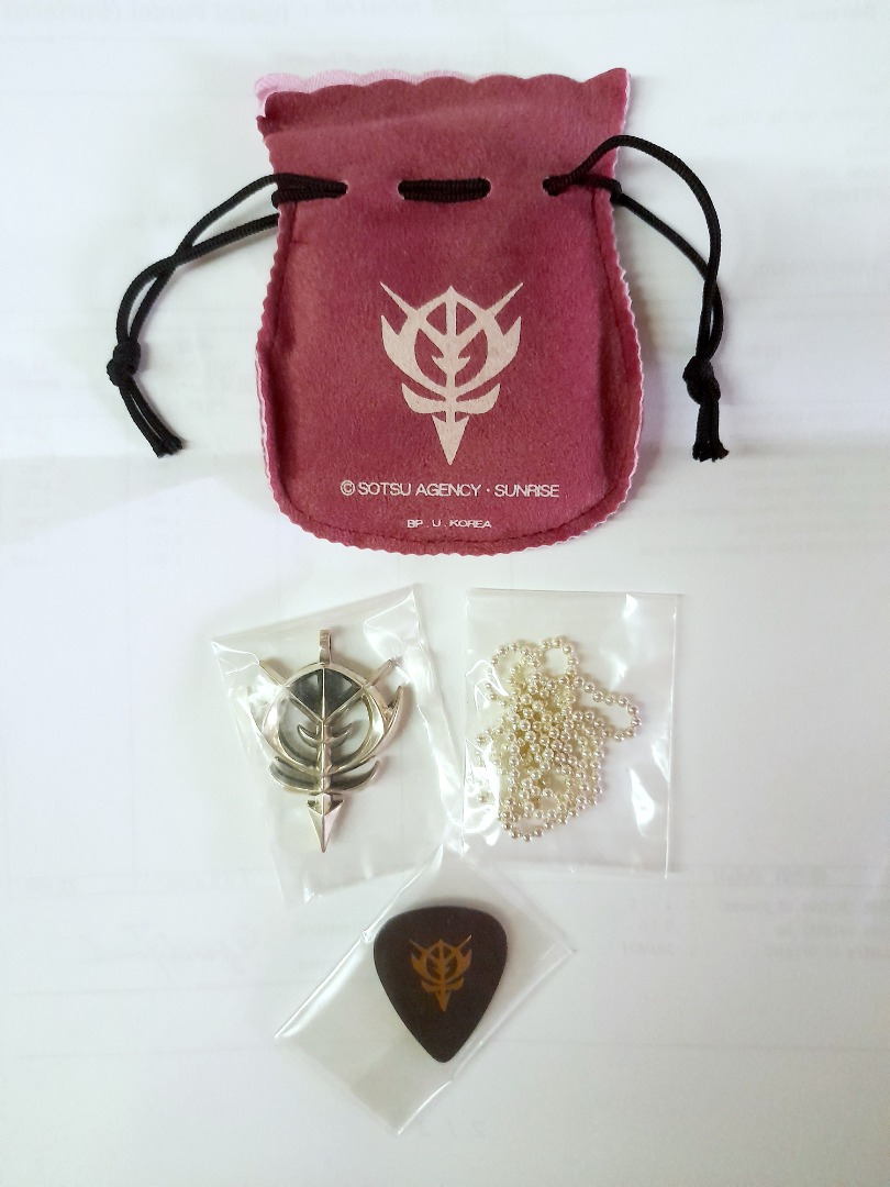 Mobile Suit Gundam Principality of Zeon Emblem Silver 925 Pendant ...