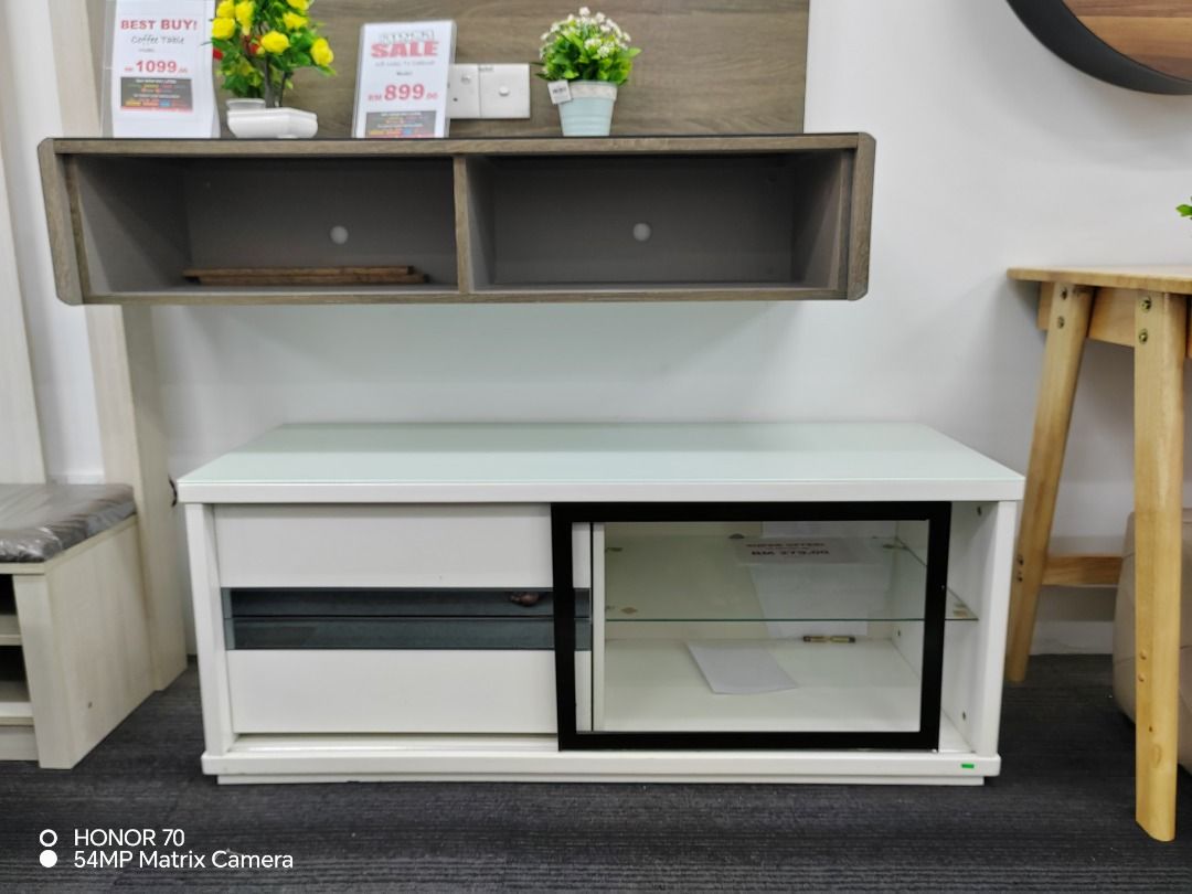 Modern Design 4ft Tv Cabinet, Furniture & Home Living, Furniture, TV Consoles on Carousell