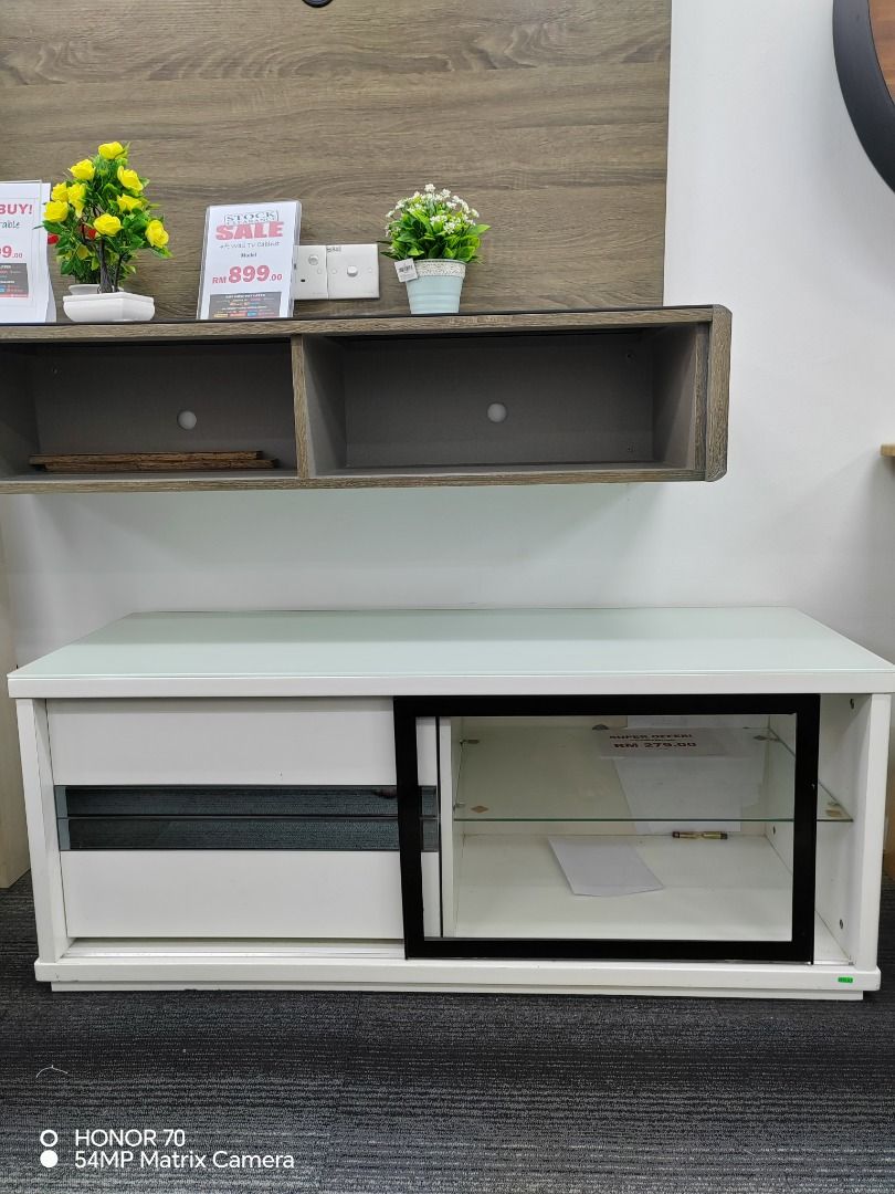 Modern Design 4ft Tv Cabinet, Furniture & Home Living, Furniture, TV Consoles on Carousell