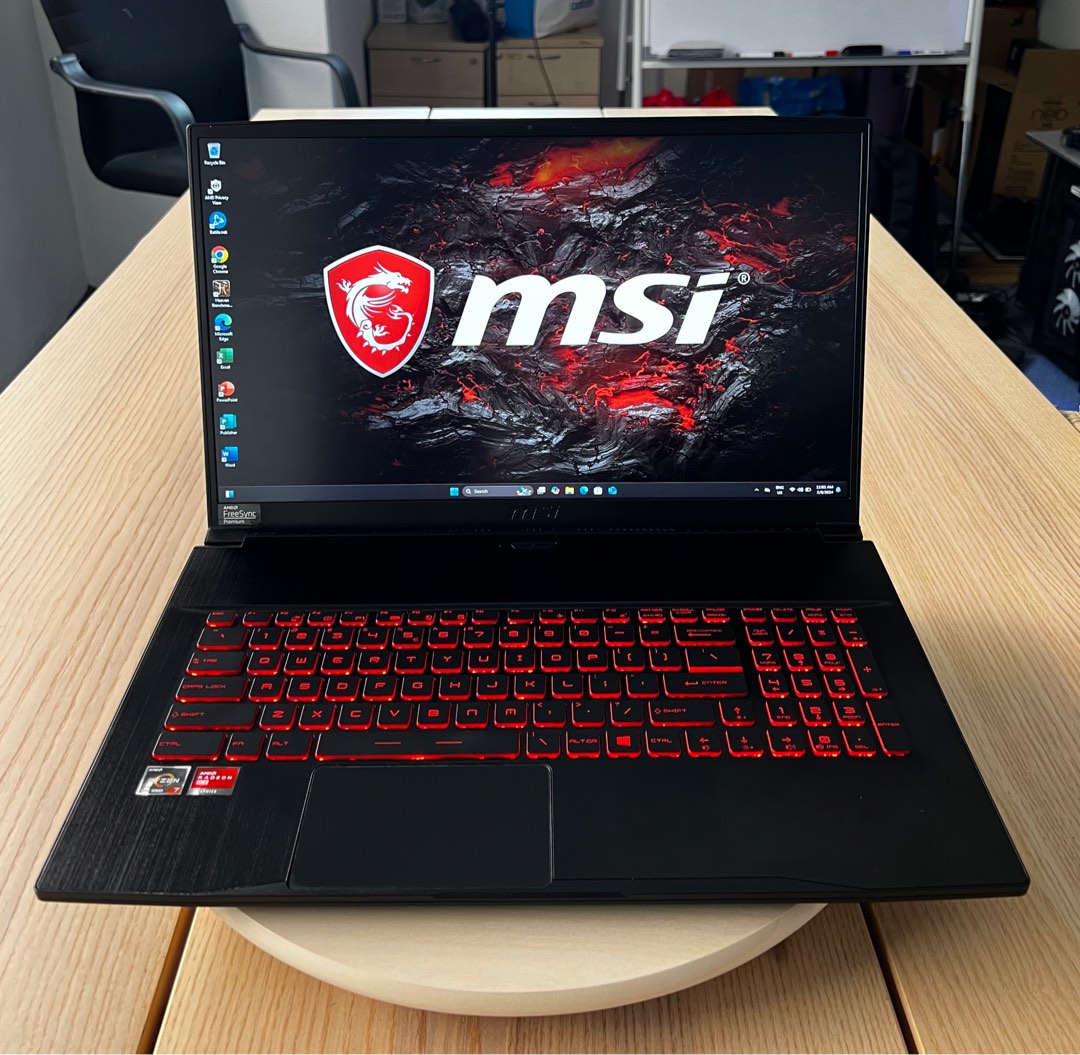 MSI Bravo Gaming Laptop Ryzen 7 4800H, Computers & Tech, Laptops ...