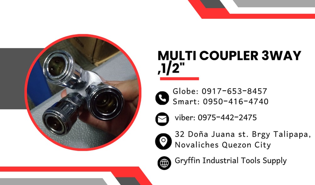 multi coupler 3way ,1/2", Commercial & Industrial, Industrial Equipment ...