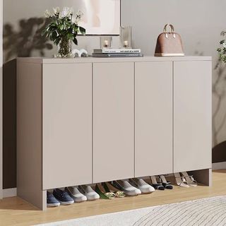 [Free Delivery] Multi-Layer Mini Wooden Laminate Doorstep Open Shoe ...