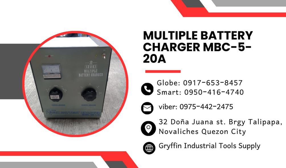 Multiple Battery Charger MBC-5-20A, Commercial & Industrial, Industrial ...