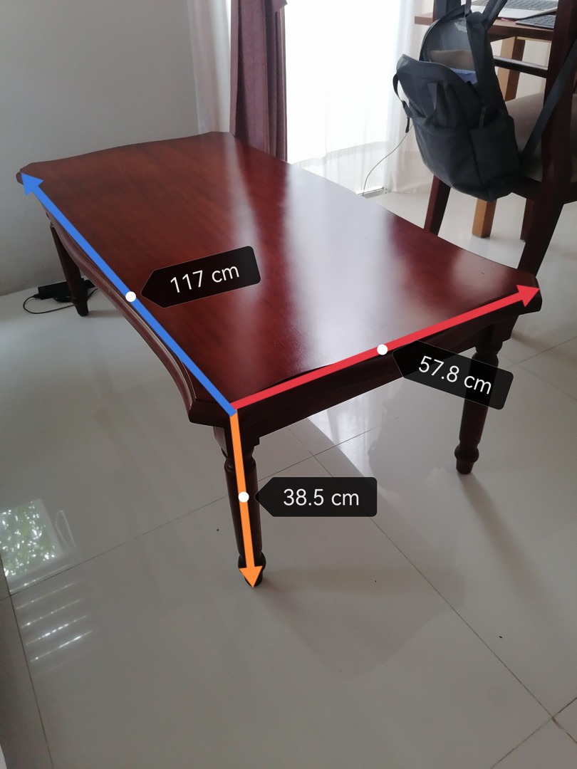 Narra Center Table, Furniture & Home Living, Furniture, Other Home ...