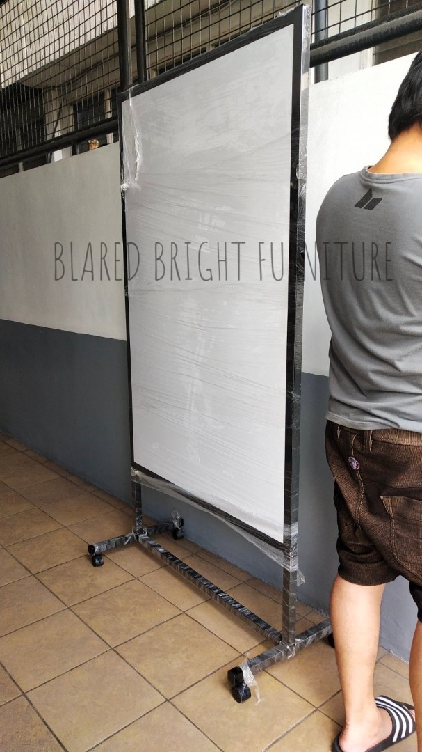 Office furniture : Movable White Board | 2 Side Writable - Office ...