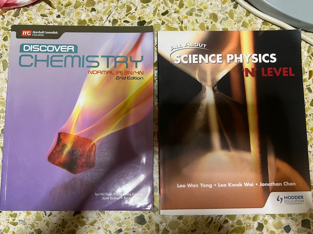 physic & chem textbook, Hobbies & Toys, Books & Magazines, Textbooks on ...