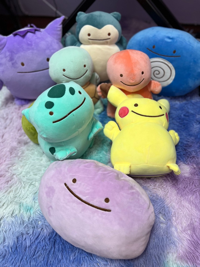 Pokemon Plush Toy - Reversible Ditto Series, Hobbies & Toys, Toys ...